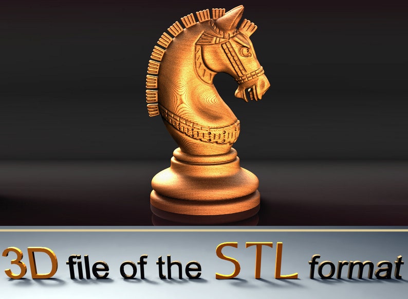 Chess Knight STL File Format - Etsy