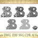 Multilayer Letter B, Home Decor, DXF, SVG, Ai, Cdr, Dwg Vector File ...