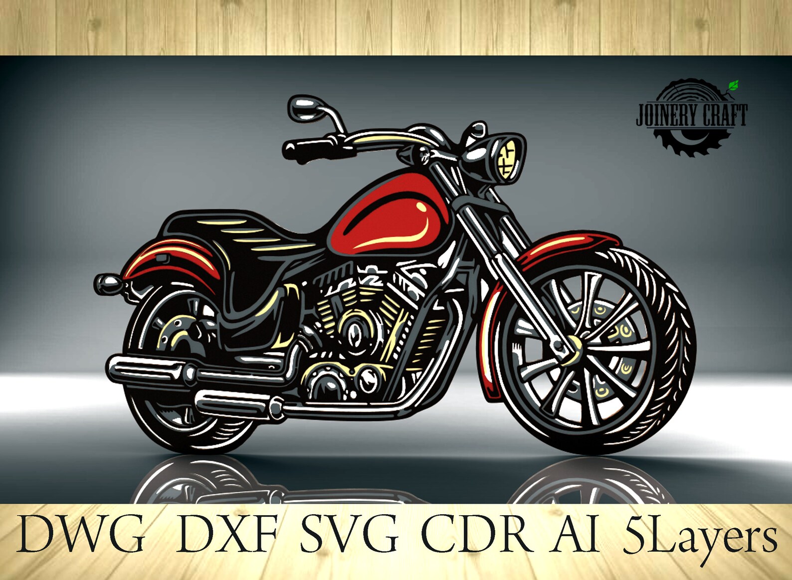 Multilayer Motorcycle Mandala 5 Layers for Laser and Cutter - Etsy