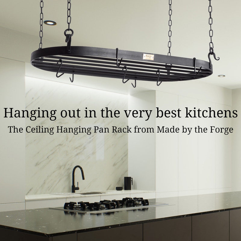 Industrial Pot Rack - Etsy UK