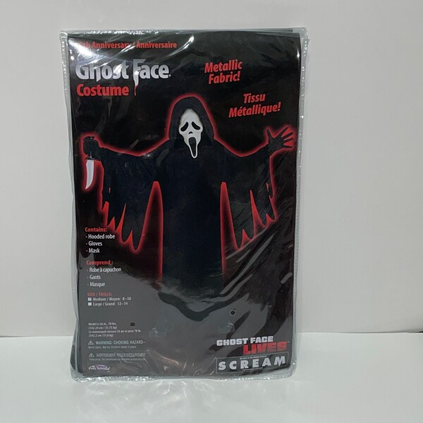 Scream 25th Anniversary Costume - Etsy