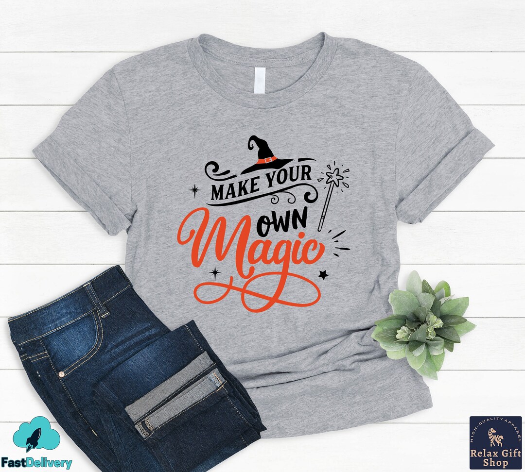 Make Your Own Magic Tshirt Halloween Party Shirt Witch - Etsy