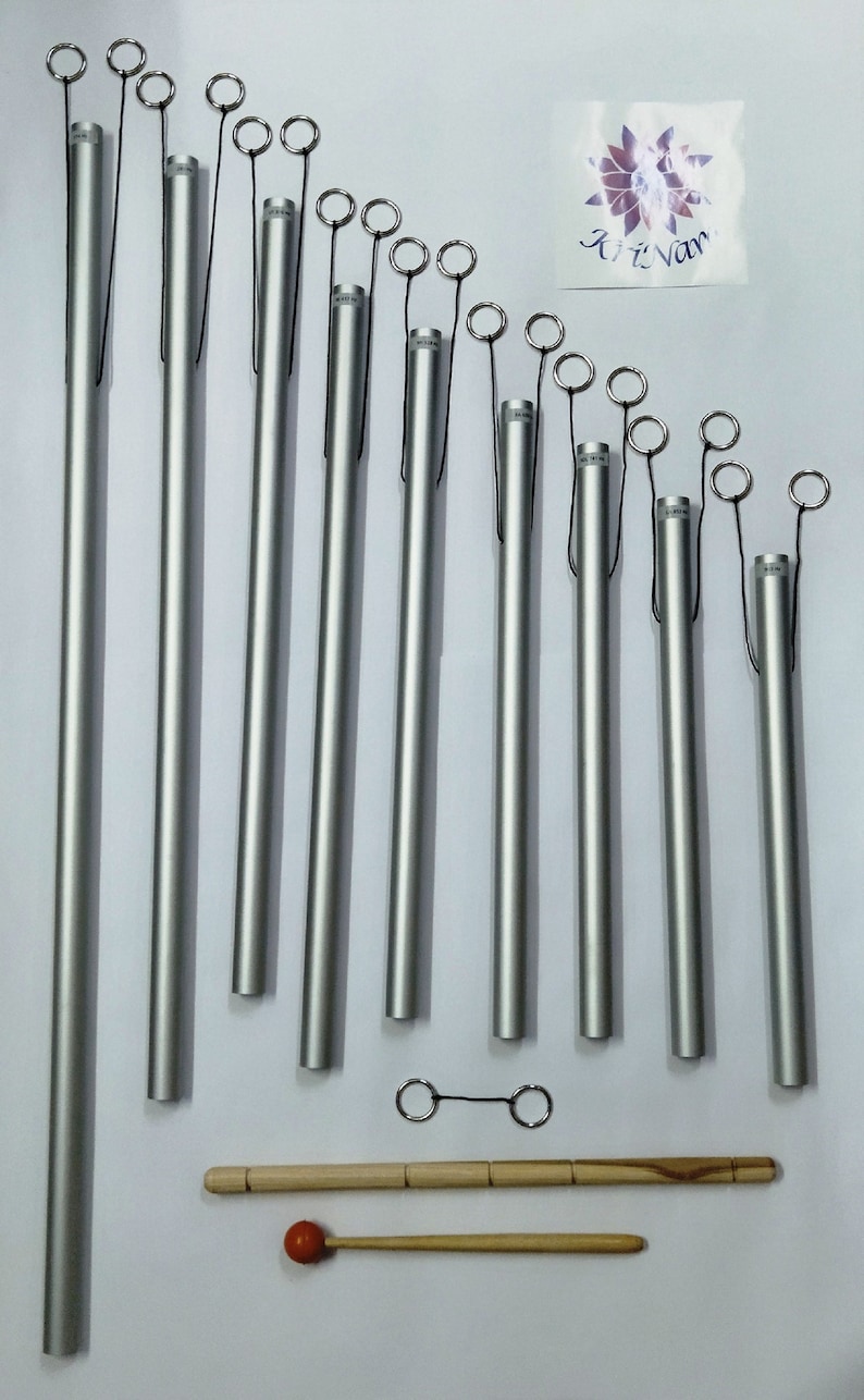 9 Solfeggio Pipes Chimes Including 528 Hz Pipe Sound Healing - Etsy