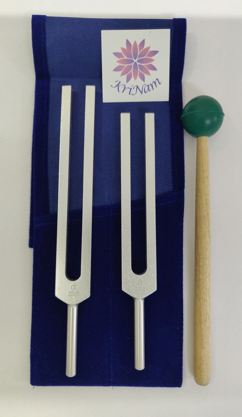 Whole Body C & G Tuning Fork Set 256 Hz and 384 Hz Sound - Etsy