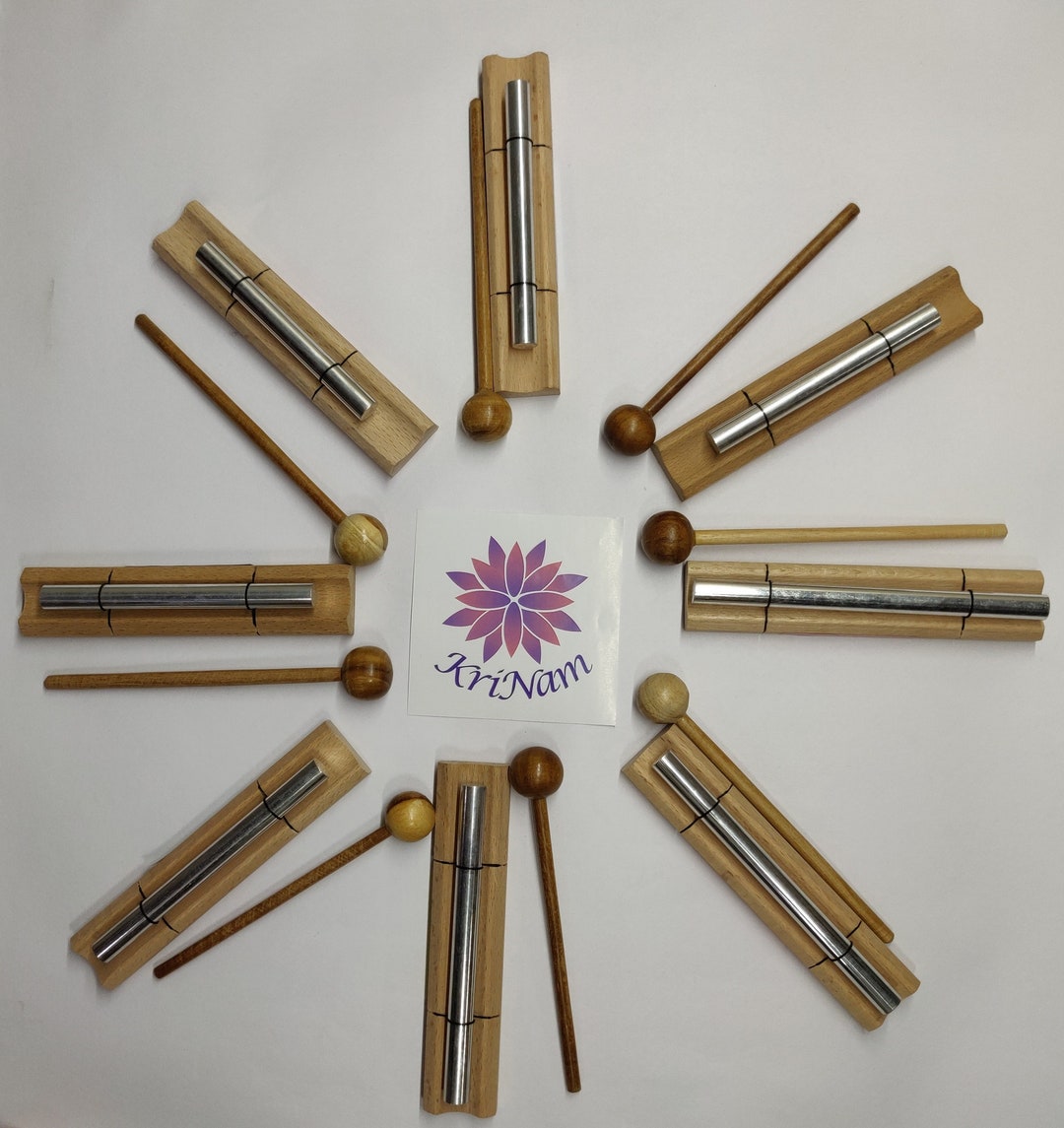 8 Pc Harmonic Chime Bar Set Musical Chimes for Sound Healing - Etsy