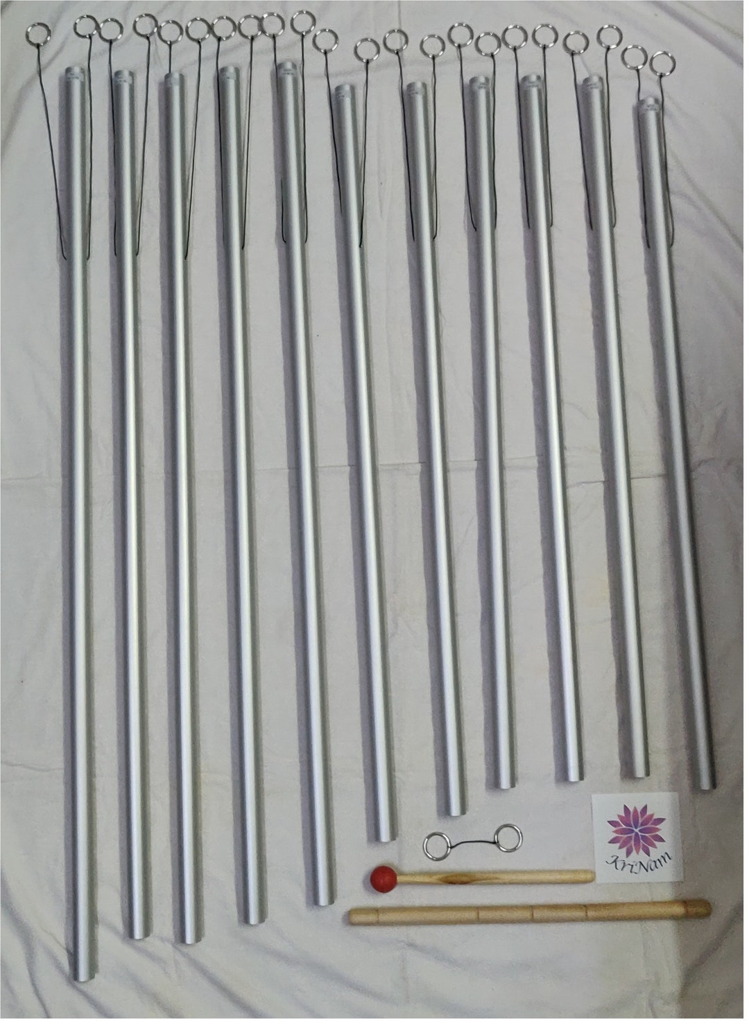 11 Planetary Pipes for Sound Healing Therapy With Hand Stand and Mallet ...