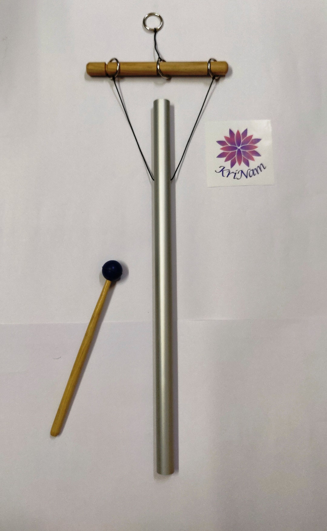 432 Hz Pipe Chime With Hand Stand , Extra Ring to Hand and Rubber ...