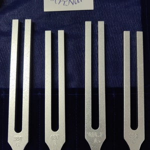 8-piece Lightweight Harmonic Tuning Fork Student Set Sound Healing ...