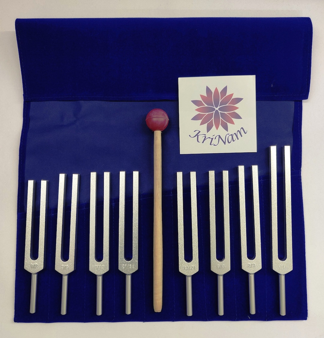 8 Pc Fibonacci Tuning Forks Tuners for Healing Sound Therapy With Printed Pouch - Etsy