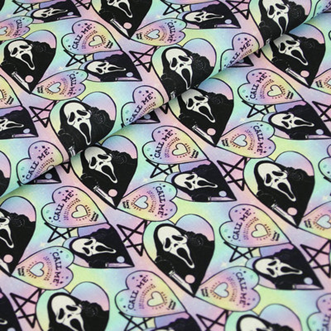 Iconic Horror Villains Character Fabric Scream Horror Halloween Cartoon ...
