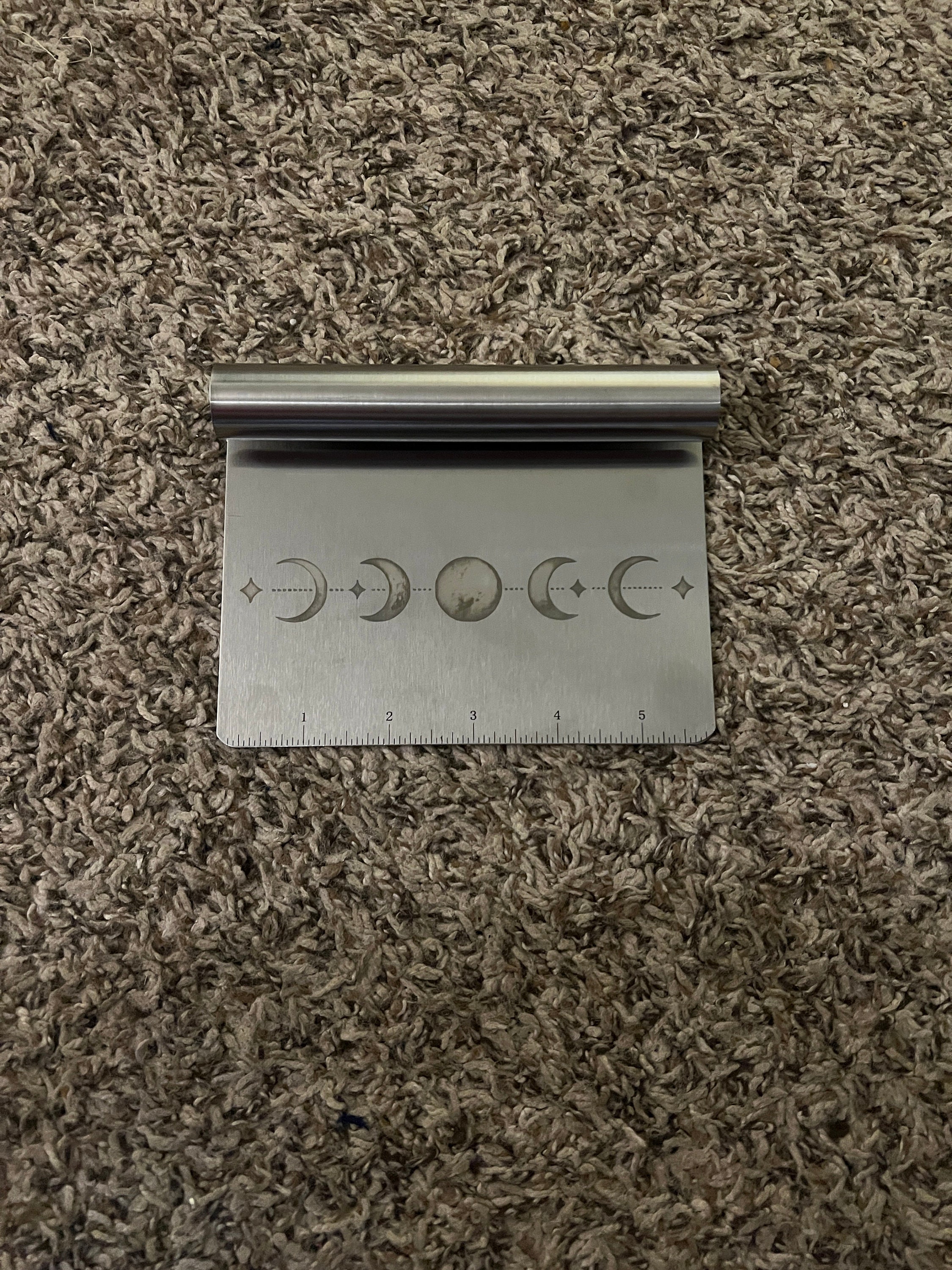 Personalized Moon Phase Bench Scraper/ Dough Cutter/ Chopper - Etsy