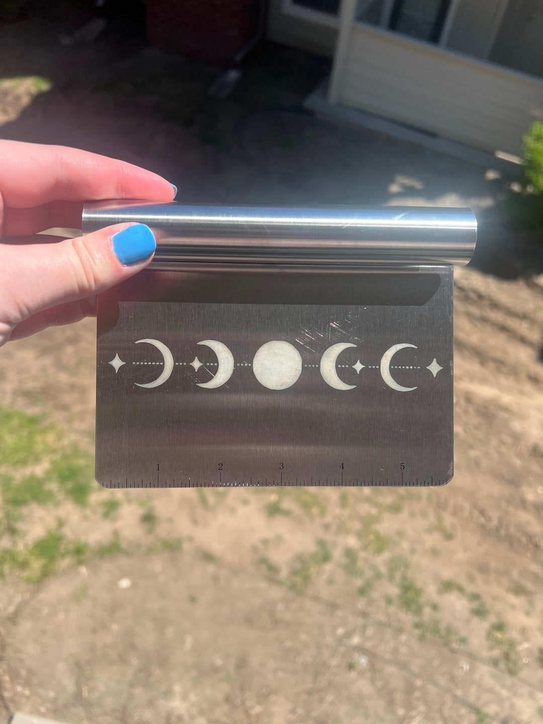 Personalized Moon Phase Bench Scraper/ Dough Cutter/ Chopper - Etsy