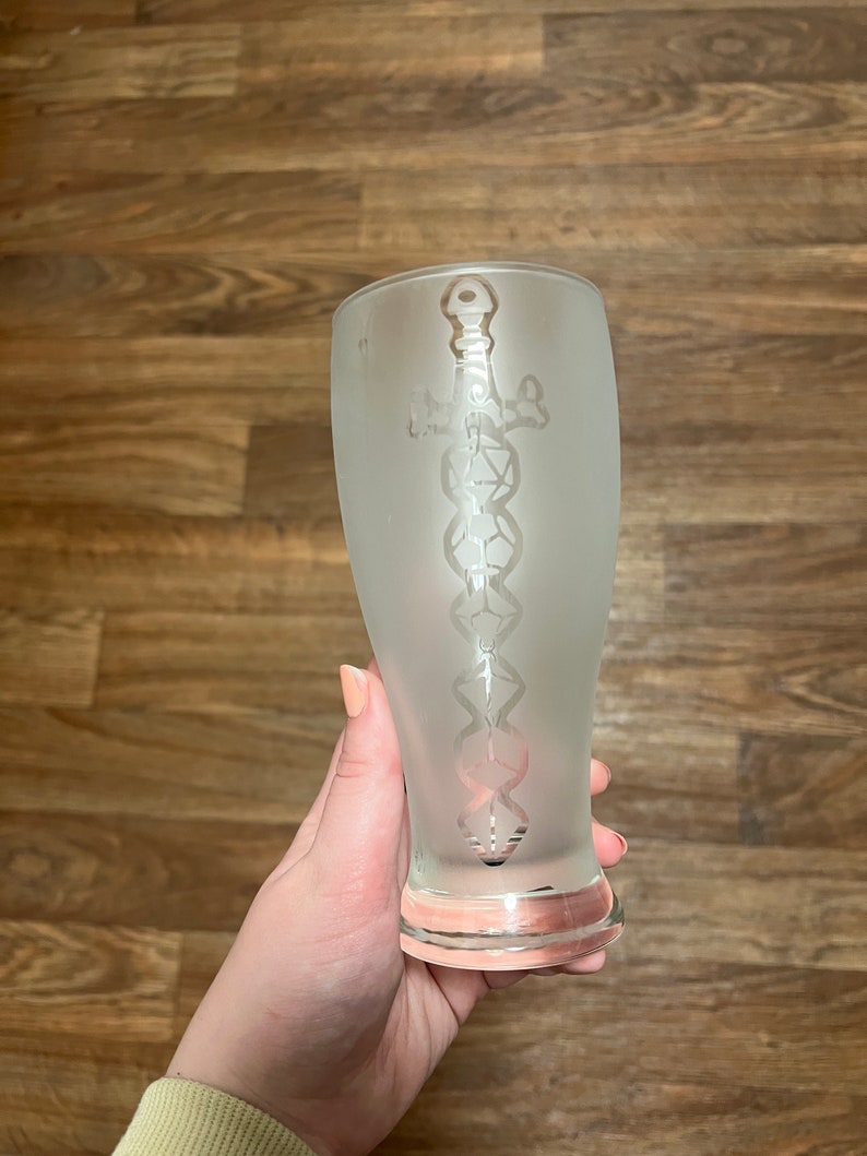 Frosted DND Sword Beer Glass - Etsy