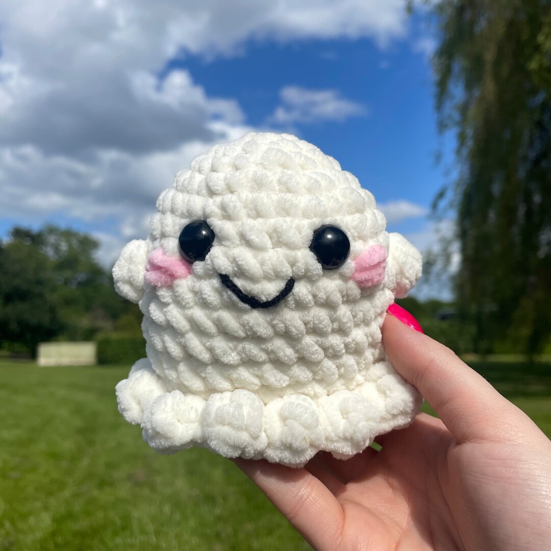 Crochet Mini Ghost Plushie - Etsy