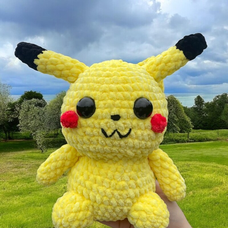 Pikachu Plushie - Etsy