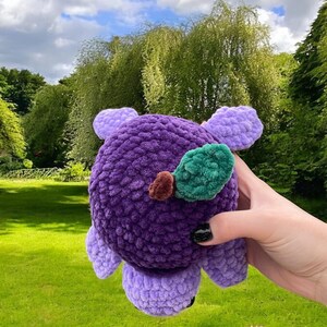 Crochet Grape Turtle Sea Animal Toy Fruit Themed Plushie - Etsy