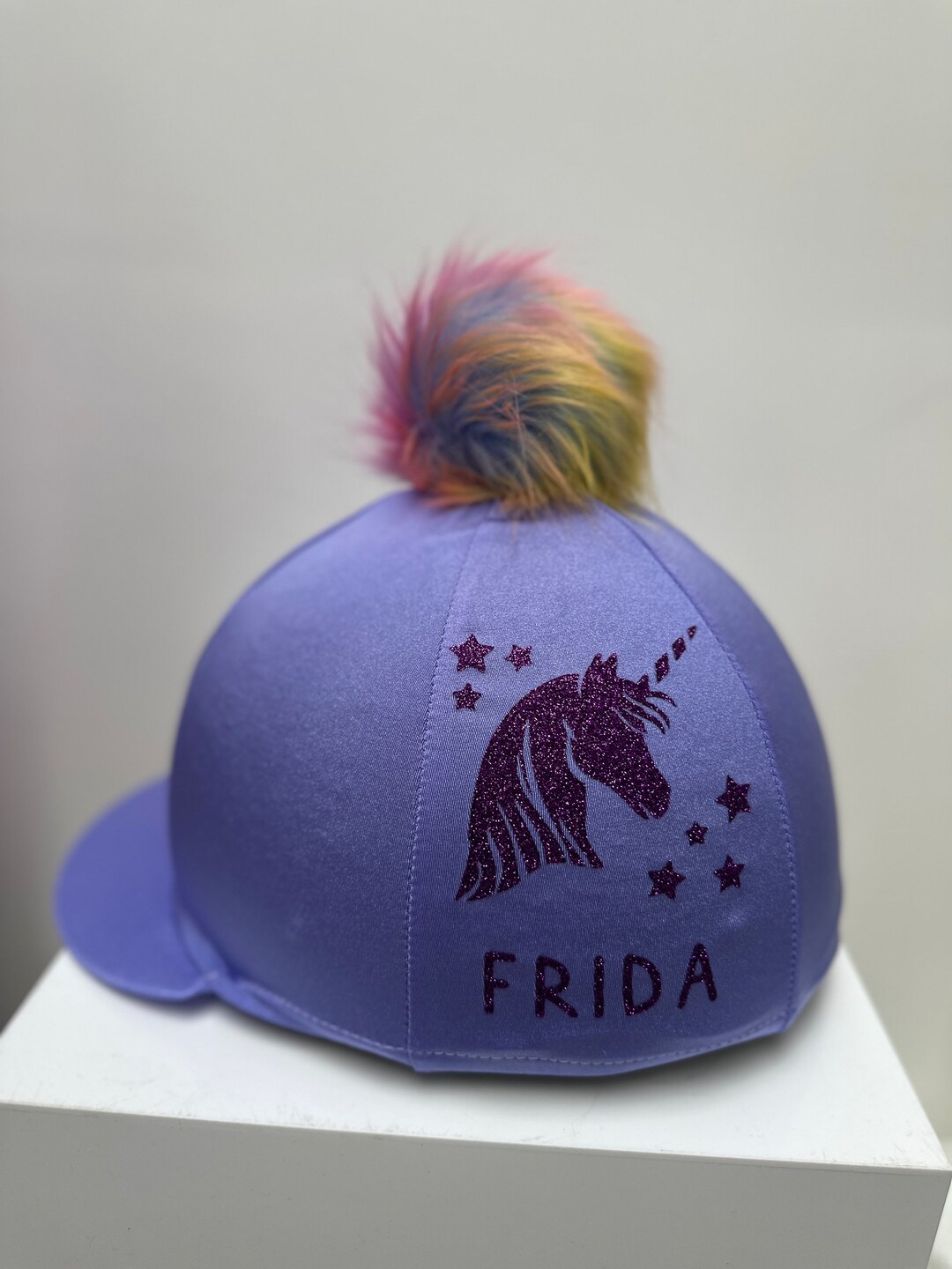 SXC Bespoke Printed Custom Horse Equestrian Hat Silk Riding Cover ...