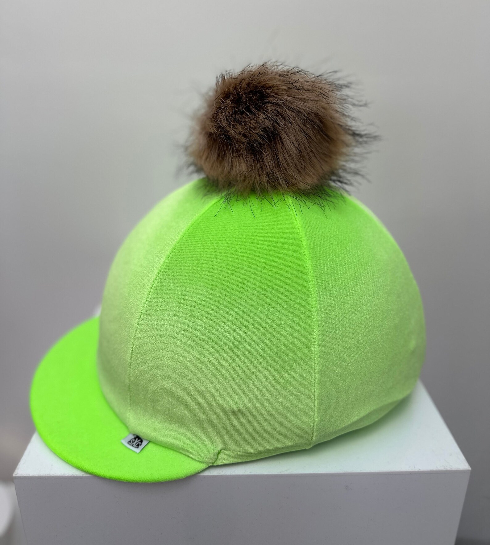 SXC Bespoke Custom Velvet Hat Silk Cover Riding Helmet Skull Cap ...