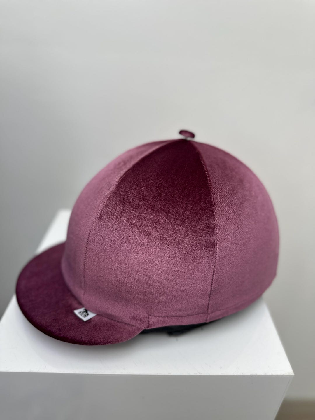 SXC Bespoke Custom Velvet Hat Silk Cover Riding Helmet Skull Cap ...