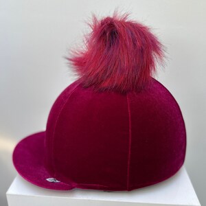 SXC Bespoke Custom Velvet Hat Silk Cover Riding Helmet Skull Cap ...