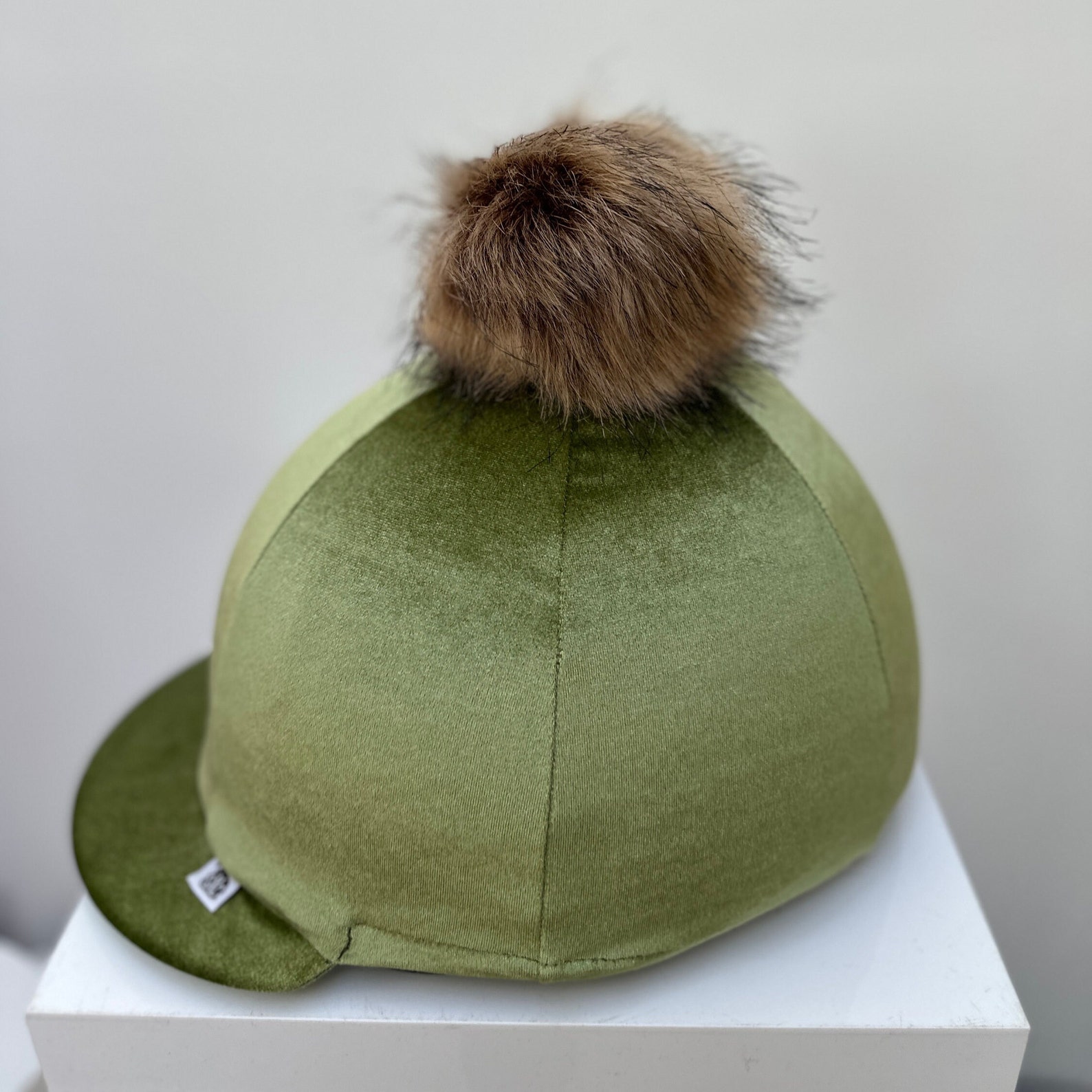 SXC Bespoke Custom Velvet Hat Silk Cover Riding Helmet Skull Cap ...