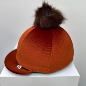 SXC Bespoke Custom Velvet Hat Silk Cover Riding Helmet Skull Cap ...