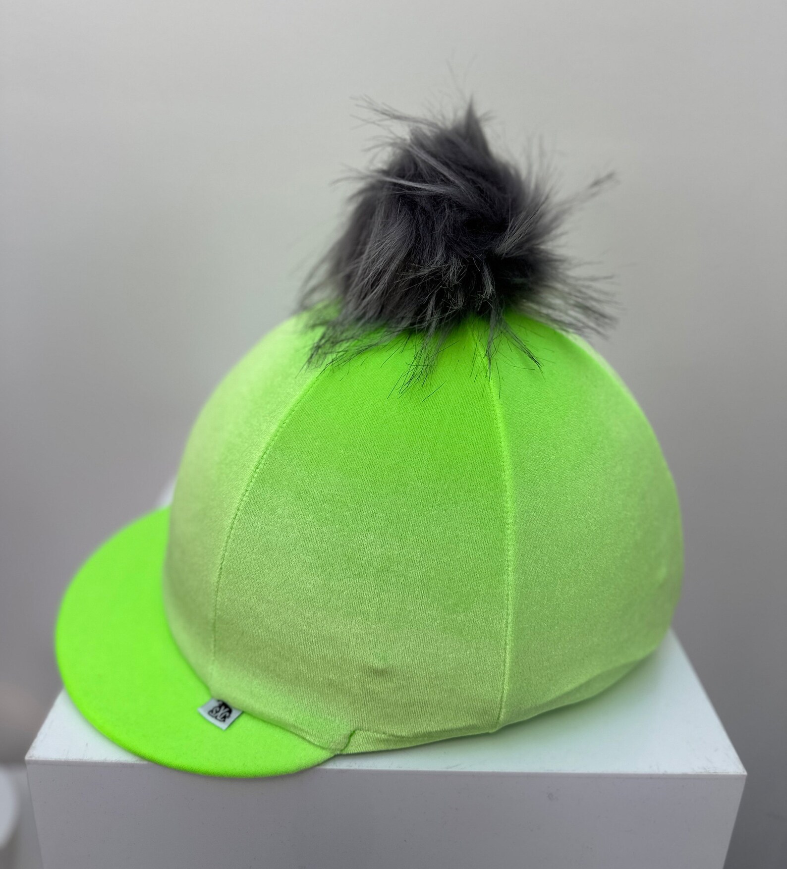 SXC Bespoke Custom Velvet Hat Silk Cover Riding Helmet Skull Cap ...