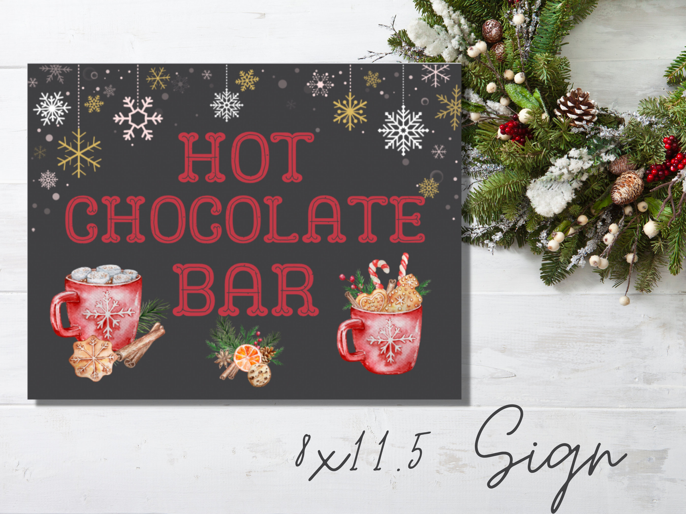 Hot Cocoa Bar Printables - Etsy