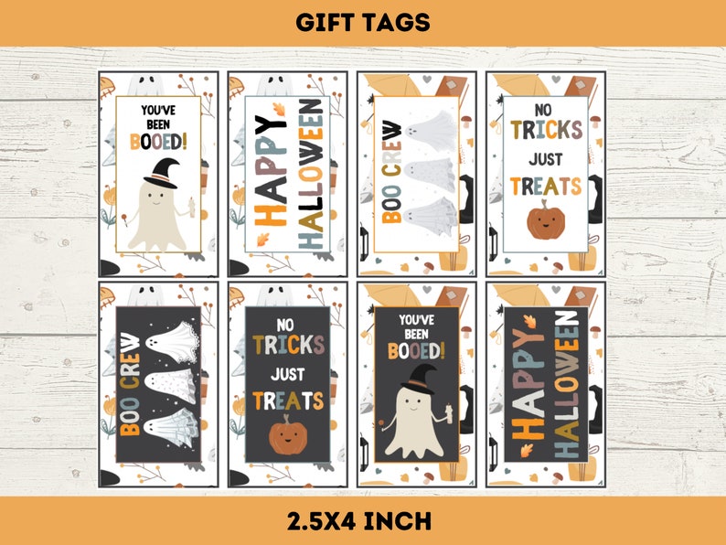 You've Been Booed Kit Printable, Halloween Door Hanger Flags (digital ...