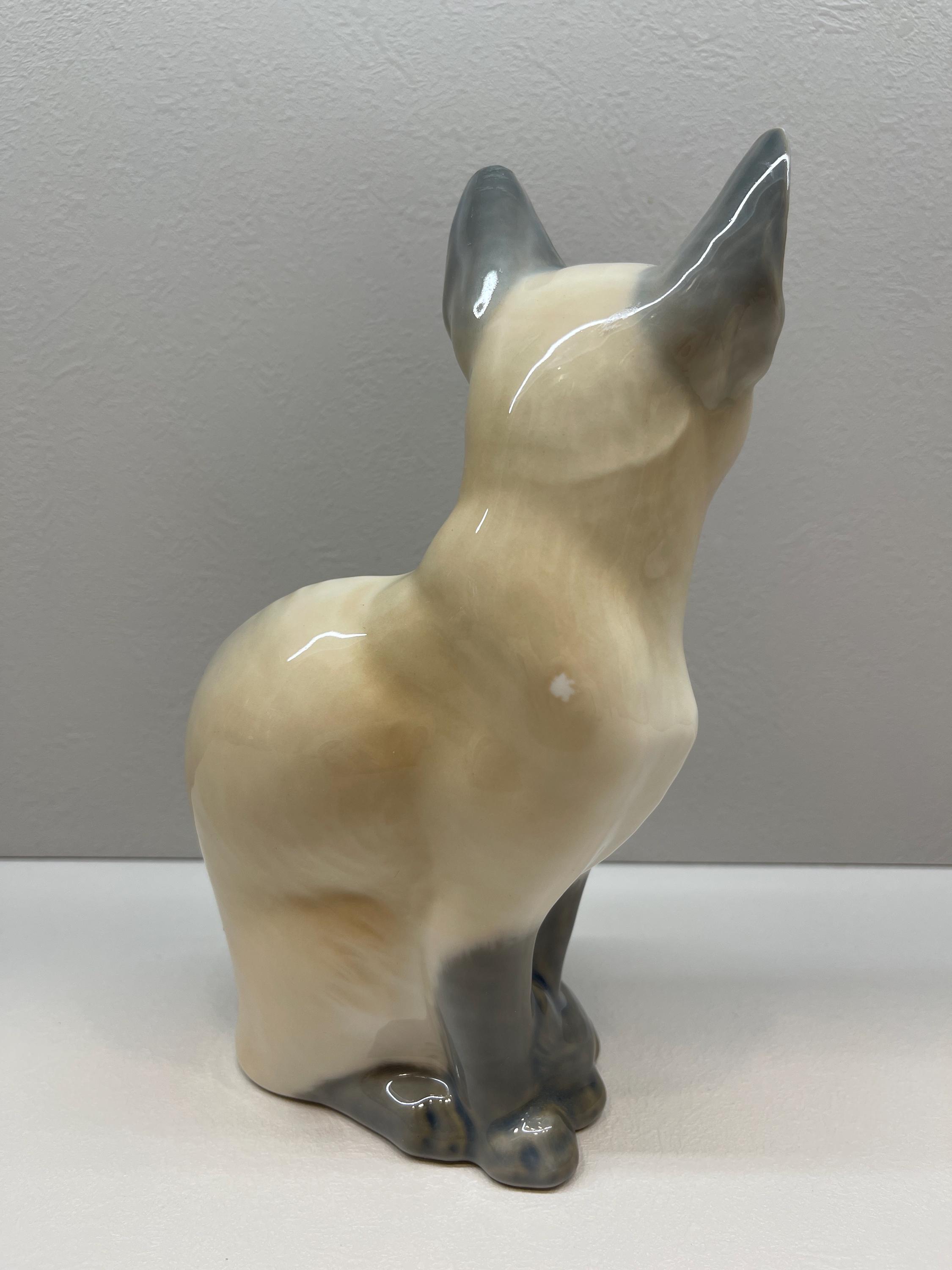 Royal Copenhagen 3281 Denmark Large Siamese Cat Porcelain Figurine - Etsy