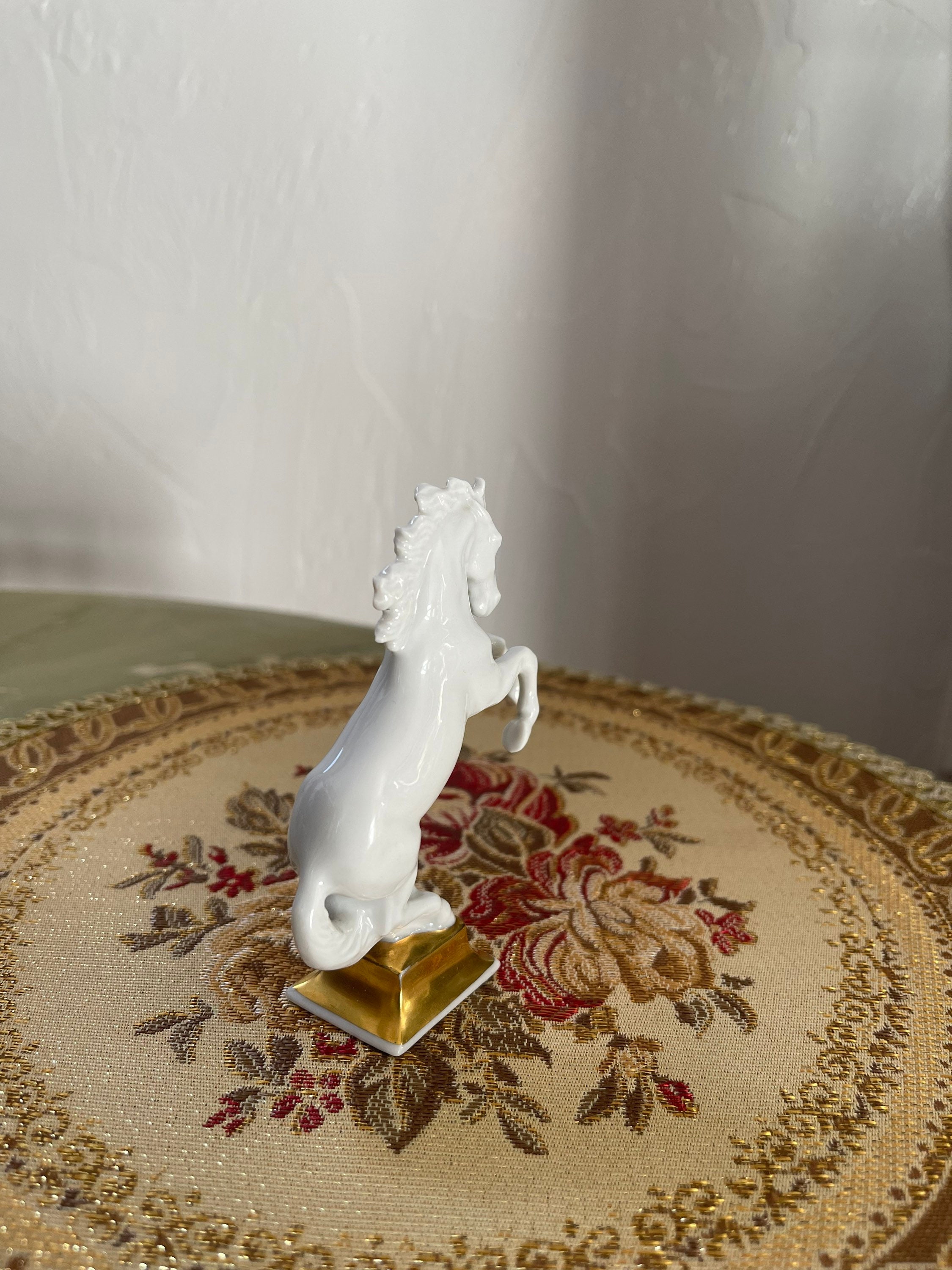 Rosenthal Blanc-de-chine Horse Signed by Max Fritz Porcelain - Etsy