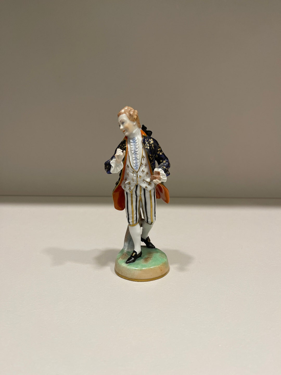 Dresden Germany Gentleman Cavalier Handpainted Porcelain - Etsy