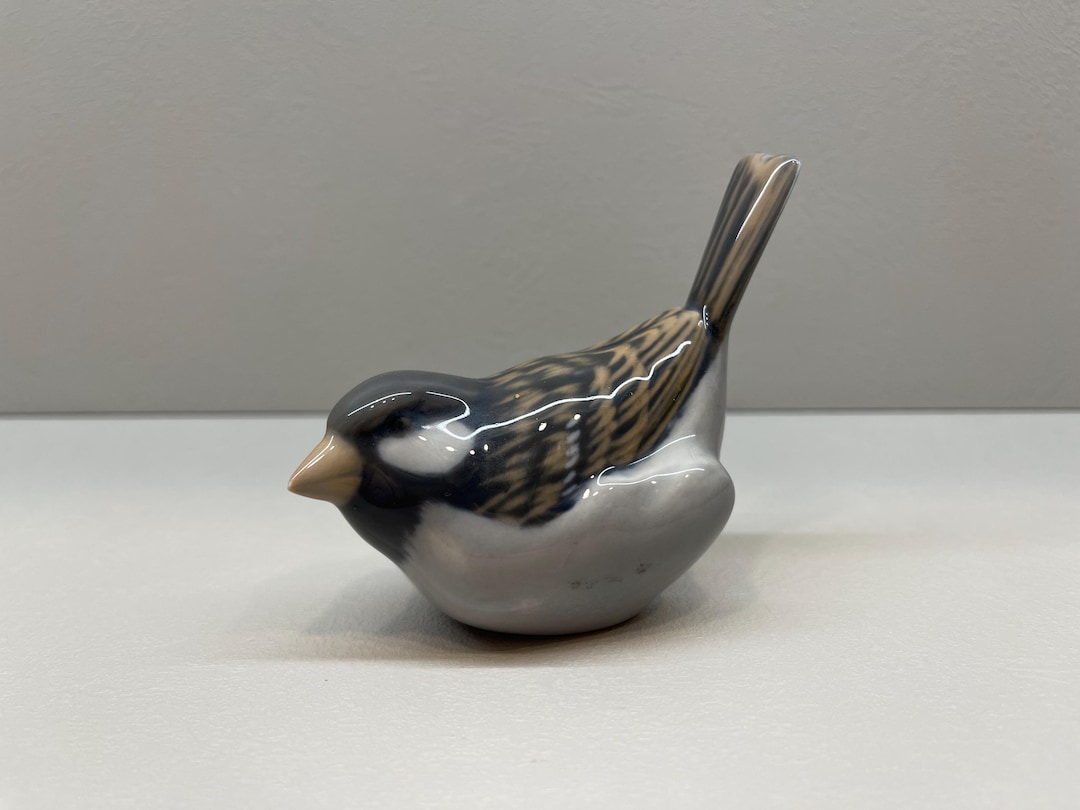 Royal Copenhagen Denmark 1081 Sparrow Bird Porcelain Figurine - Etsy