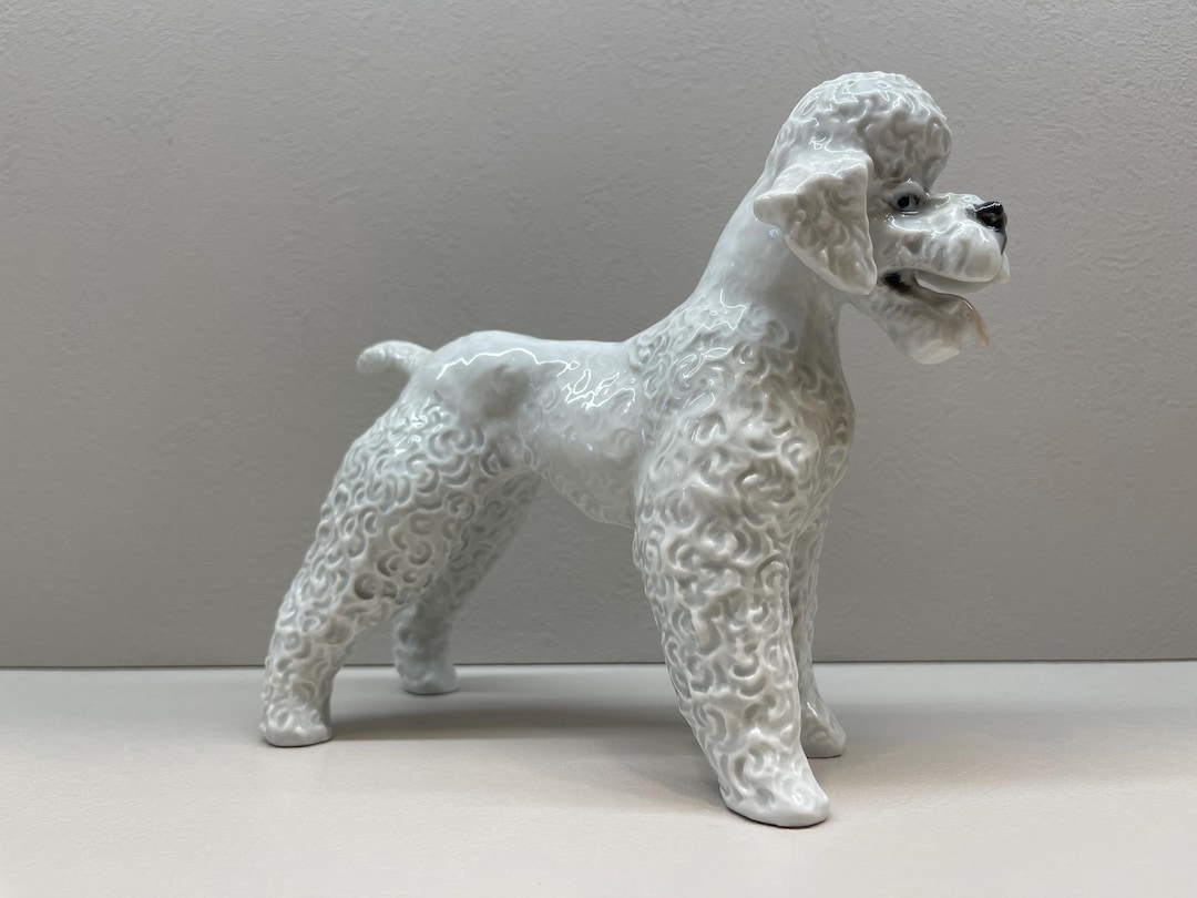 Rosenthal Germany White Poodle Pudel Dog by T.heidenroch Porcelain ...