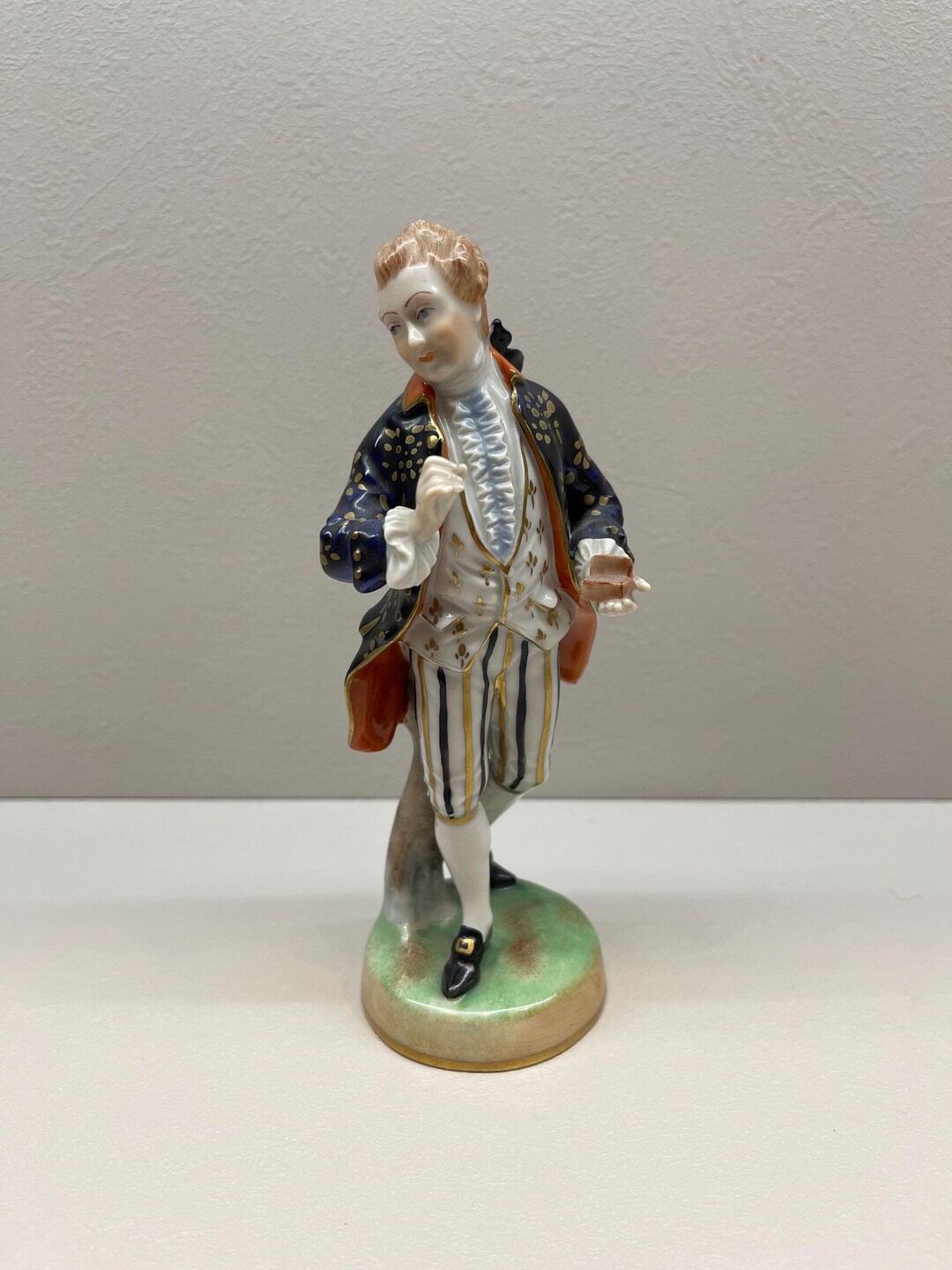 Dresden Germany Gentleman Cavalier Handpainted Porcelain Figurine - Etsy