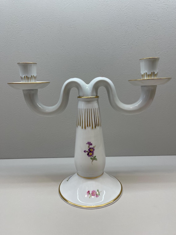 Meissen Candlestick Candle Holder