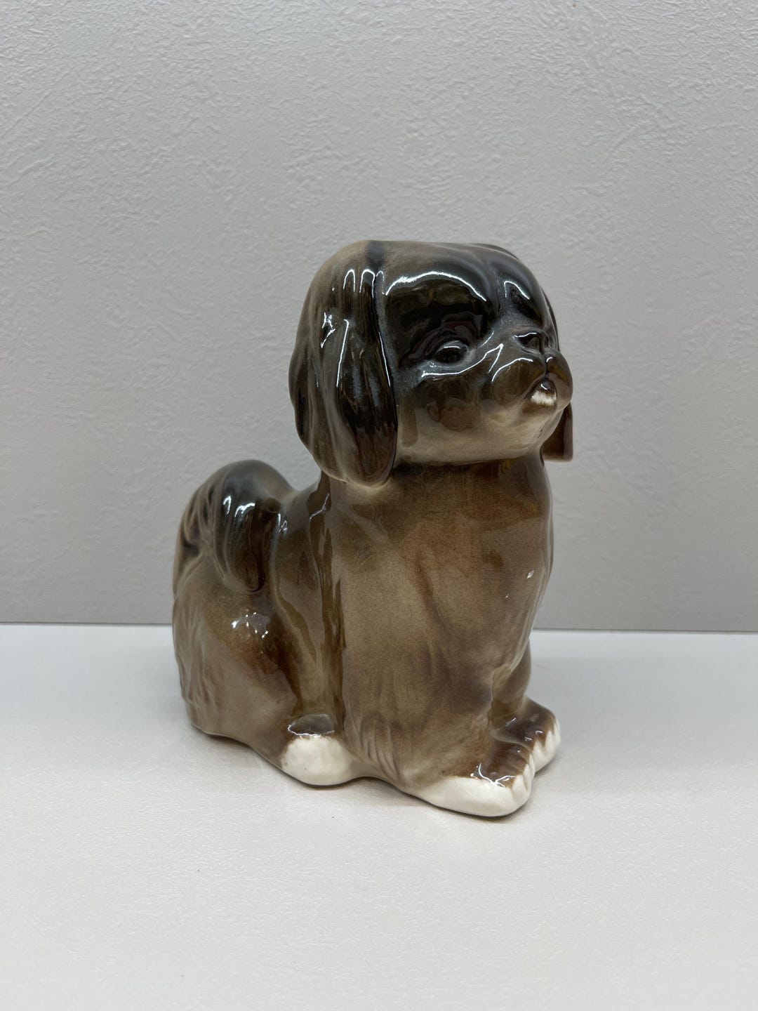 Imperial LFZ Lomonosov Pekingese Dog Animal Handpainted Porcelain ...