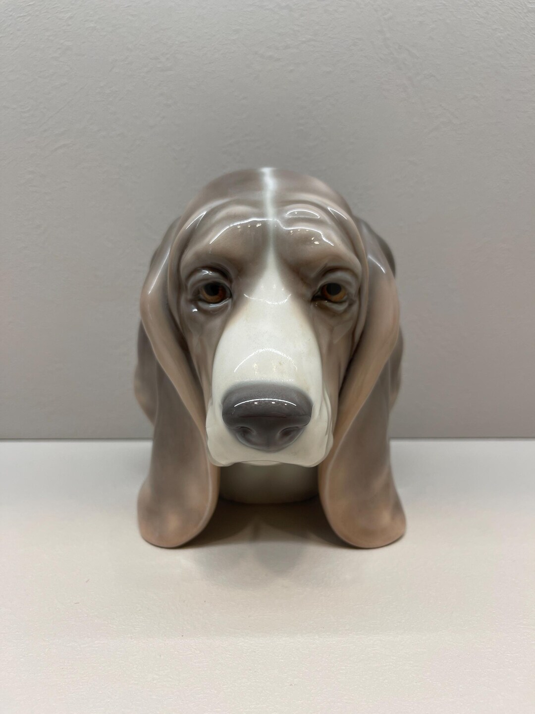 Rare Lladro Beagle Dog Head Figurine – Retired Spanish Porcelain 1078 ...