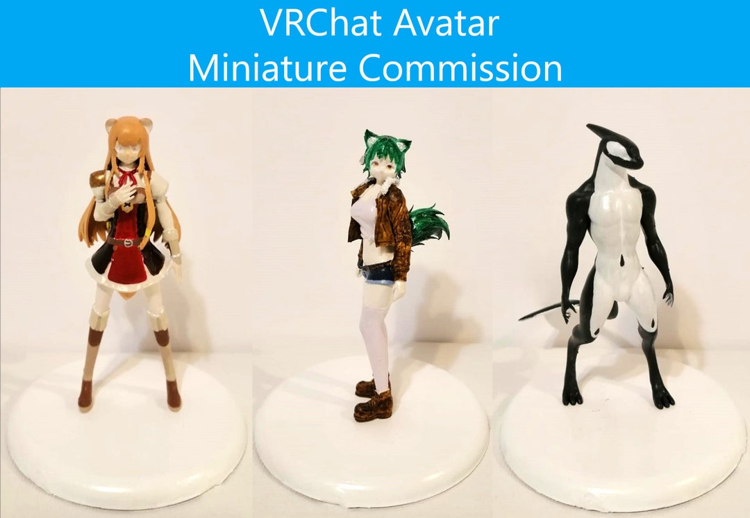 Your Vrchat Avatar IRL 3D Printed and Handpainted With - Etsy
