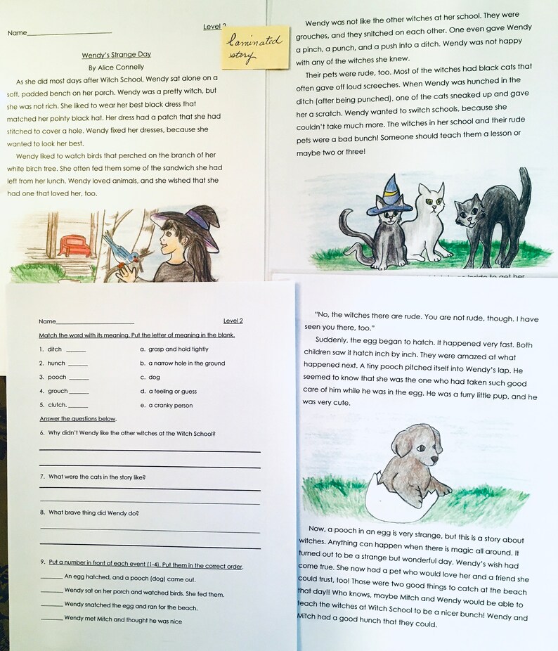 Decodable Story Bundle-ch, Tch, Ang, Ing Ong Ung Ank Ink Onk Unk With ...
