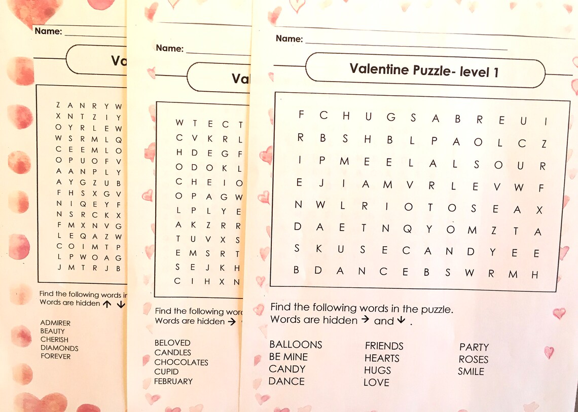 Valentine's Day Party Games for Kids-bean Bag Dog Toss, Pin the Heart ...