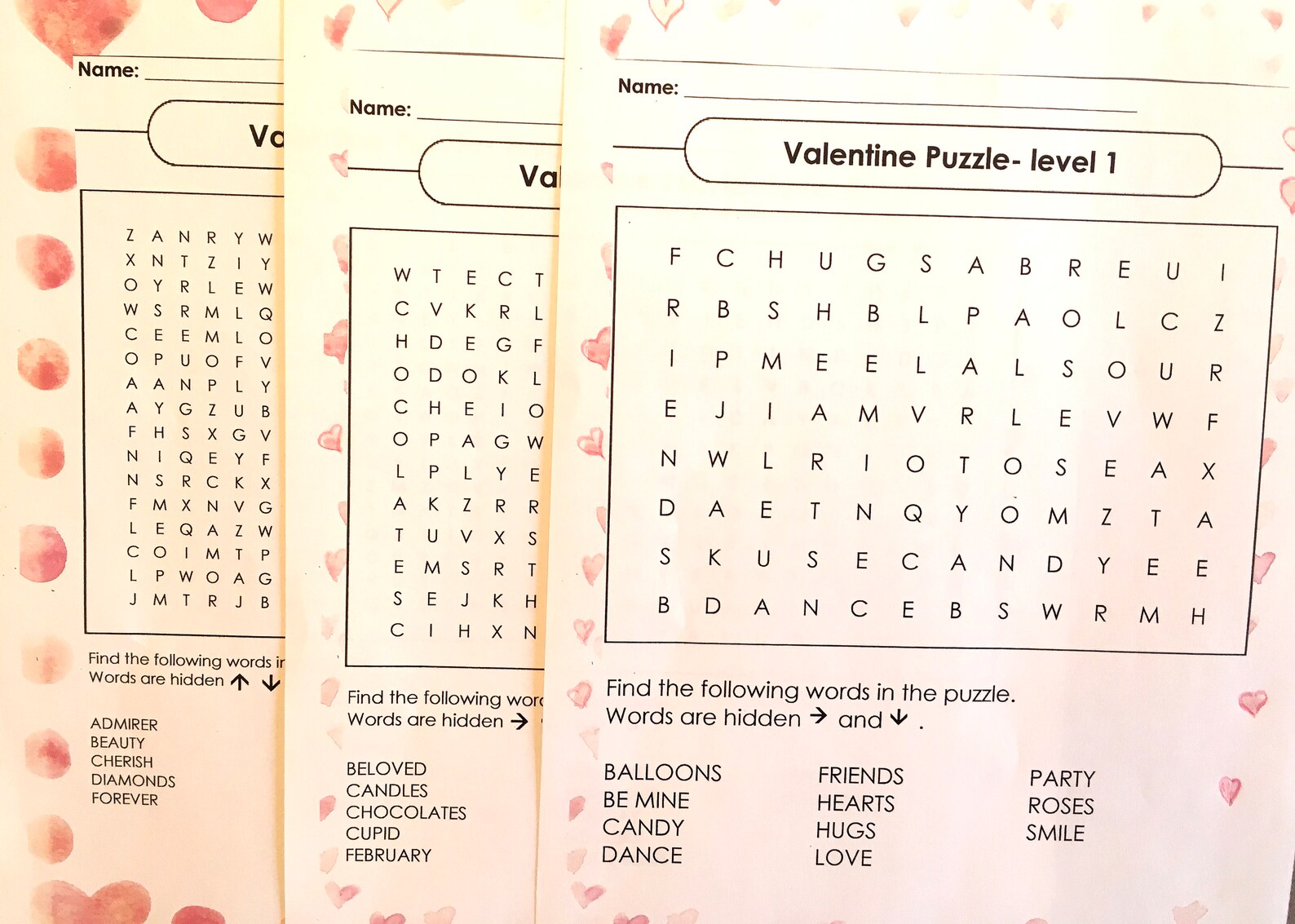 Valentine's Day Party Games for Kids-bean Bag Dog Toss, Pin the Heart ...