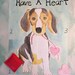 Valentine's Day Party Games for Kids-bean Bag Dog Toss, Pin the Heart ...