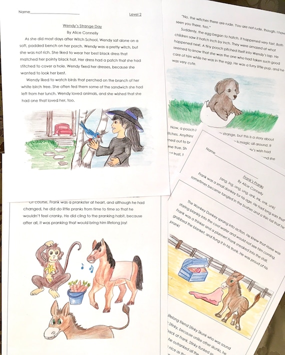 Decodable Story Bundle-ch Tch Ang Ing Ong Ung Ank Ink Onk - Etsy