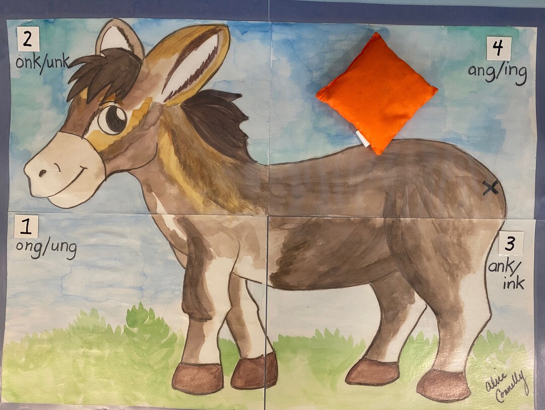 Prank the Donkey Reading/phonics Game/bundle- Ang Ing Ong Ung Ank Ink ...