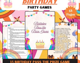 Birthday Party Pass the Prize Game for Kids and Teens | Kids Birthday ...