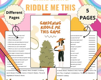 Spring Activity for Adults and Kids | Garden Party Games | Gardening ...