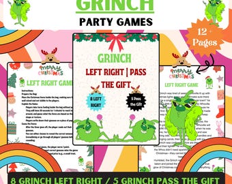 The Grinch Christmas Game | Christmas Party Games | Left Right ...