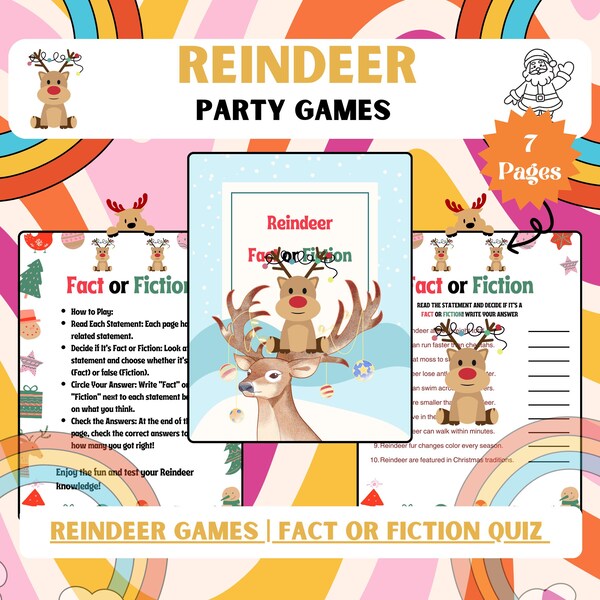 Reindeer Games - Etsy