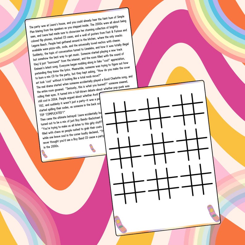 2000s Theme Party Games Bundle, Printable 2000s Birthday Party ...